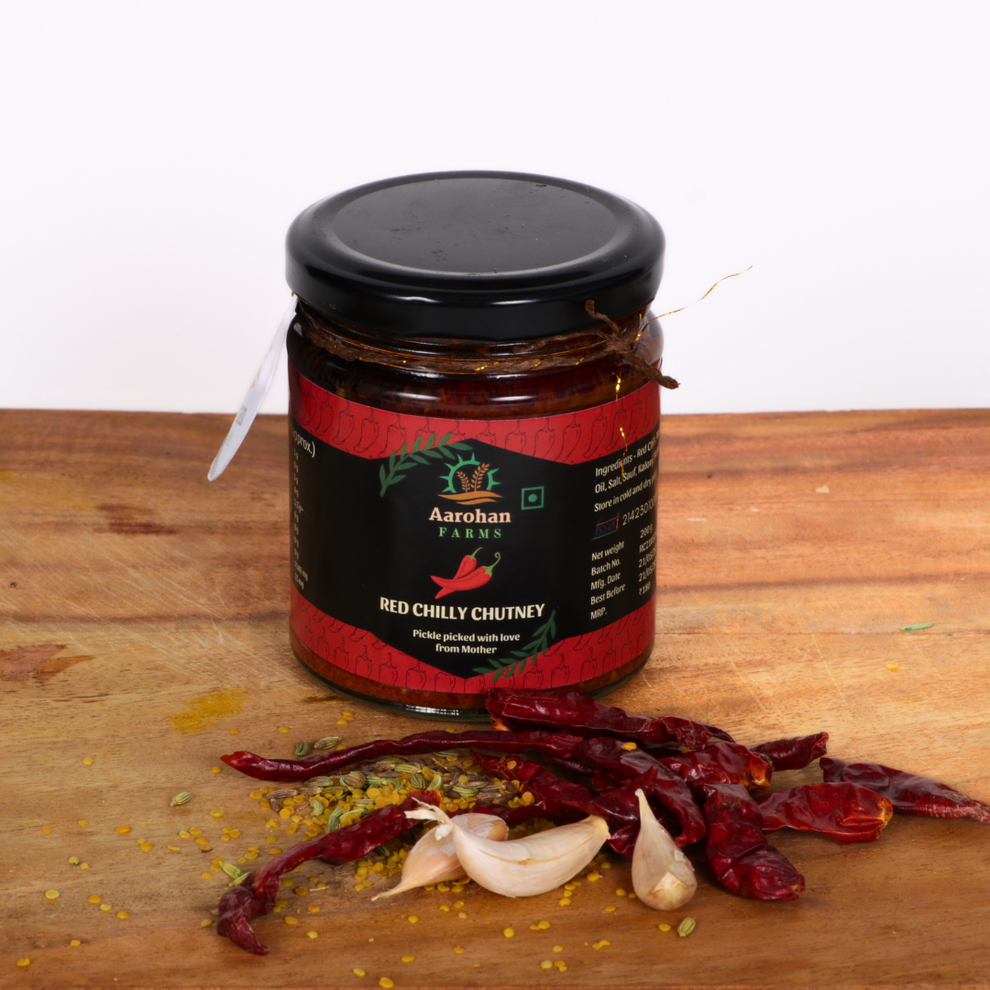 Red Chilly Chutney (200 GM) – Aarohan Agri Products