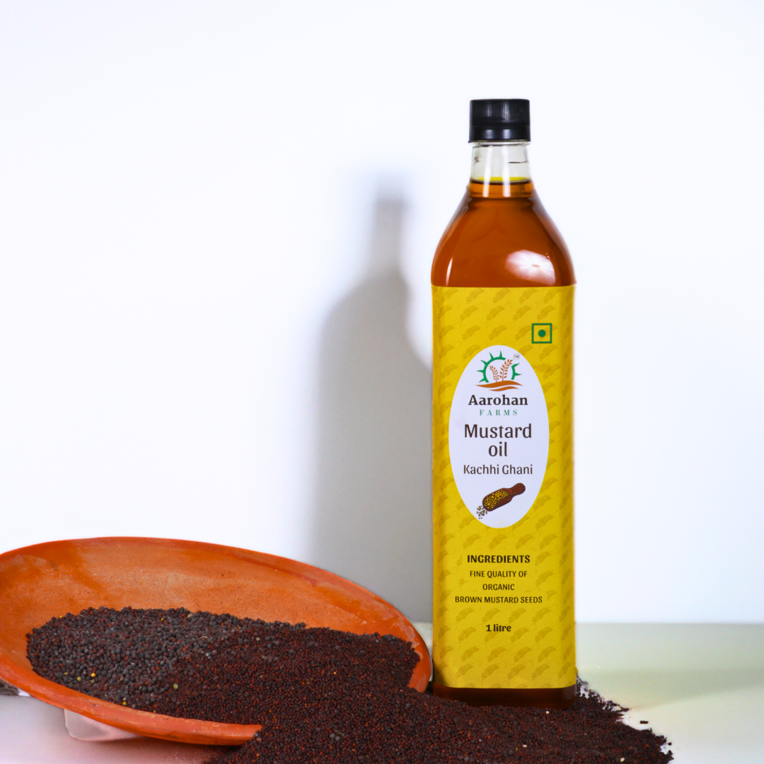 Mustard Oil - Kacchi Ghani (Wood Pressed) – Aarohan Agri Products