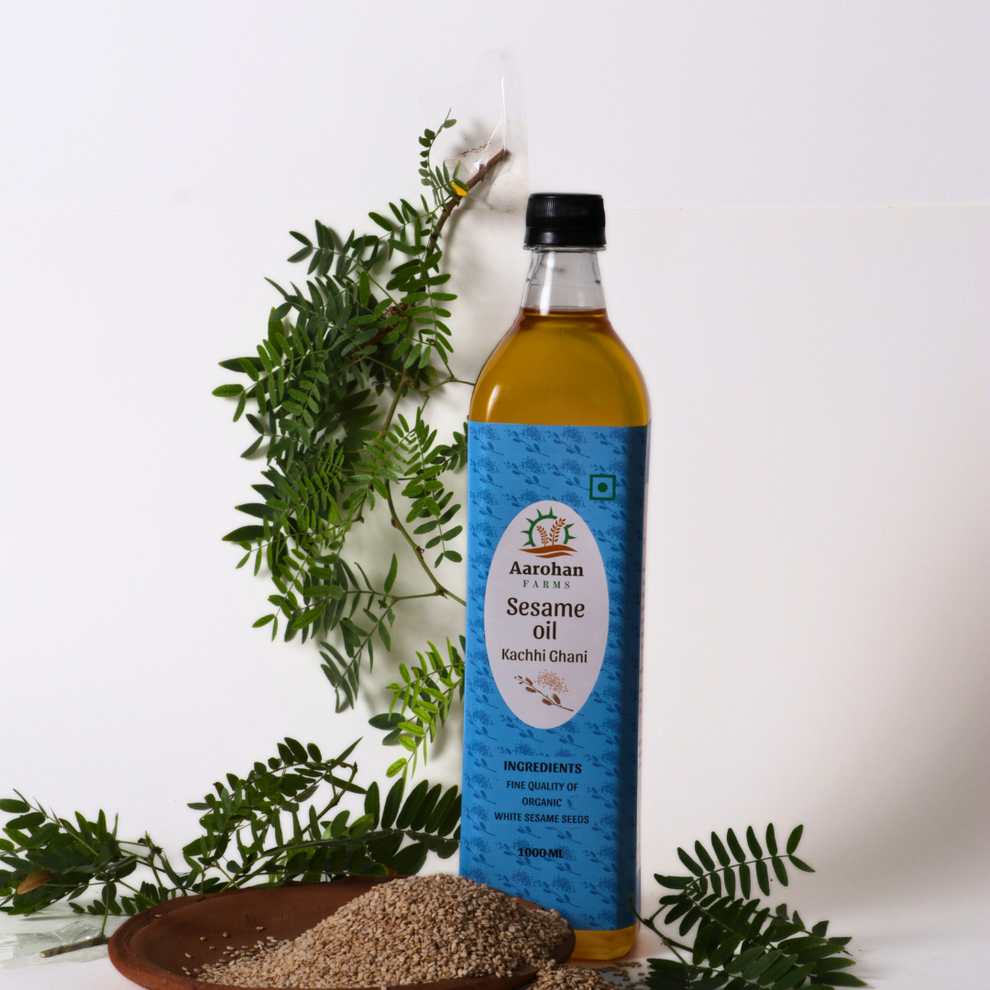 Sesame Oil - Kacchi Ghani (Wood Pressed) – Aarohan Agri Products